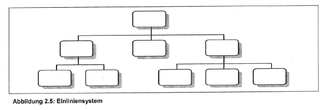 Einliniensystem | BWL Grafiken | Repetico