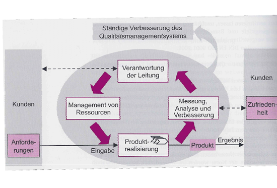 QM, Führungsperspektive Prozessmodell der DIN EN ISO 9001