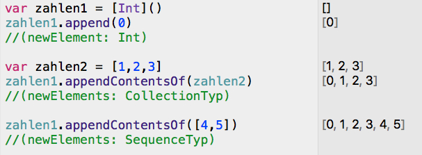 ARRAY.appendContentsOF(COLLECTION or SEQUENCE) | Swift 2 | Repetico