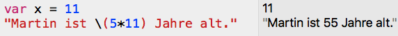 \(WERT) (String Interpolation) | Swift 2 | Repetico