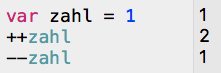 Inkrement- und Dekrement-Operatoren (Increment and decremen…