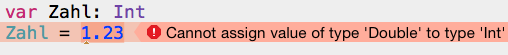 Typ-Sicherheit (Type safety) | Swift 2 | Repetico