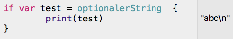 Optional Binding (Optional Binding) [1] | Swift 2 | Repetico