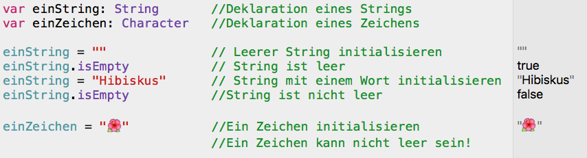 NAME: String or NAME:Character -> Declaring a Stri... | Swift 2 | Repetico