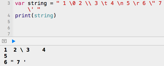Escaped Characters in Strings | Swift 2 | Repetico
