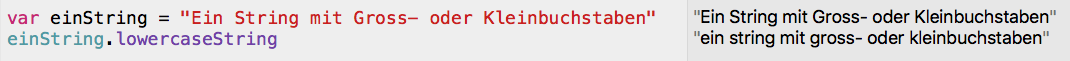 STRING.lowercaseString | Swift 2 | Repetico