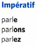 parlerImpératif | 02 Franz VK parler | Repetico