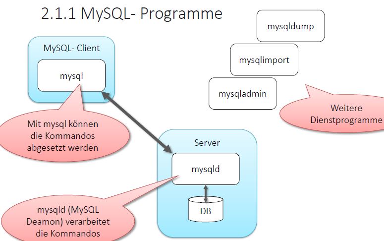 Stellen Sie die MySQL-Programme grafisch dar! | eBusiness | Repetico