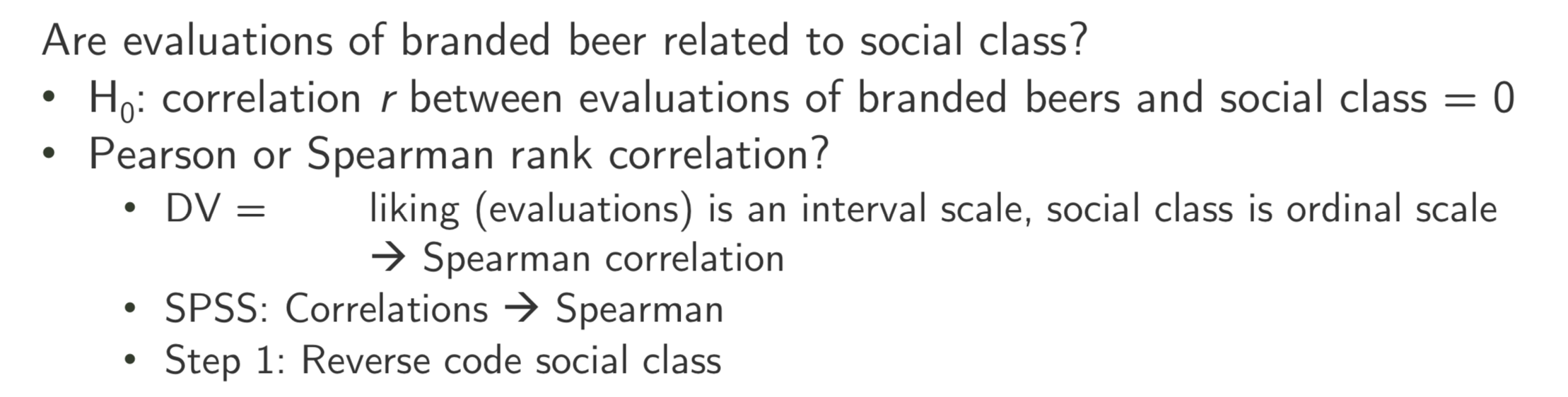 Associative Analysis - Correlations | Consumer Behavior Research ...