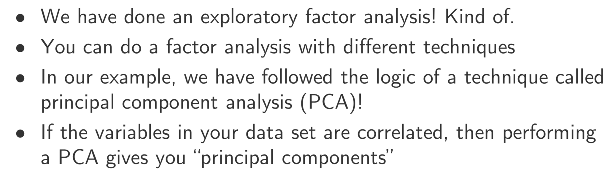 Recap - Example II Axis-Change (Factor Analysis and PCA)... | Consumer ...