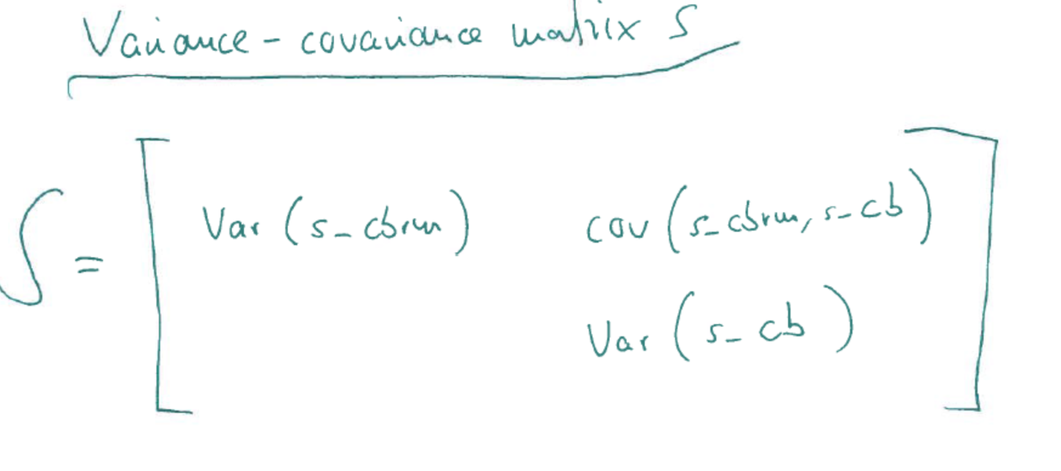 Variance-Covariance Matrix | Consumer Behavior Research Met…
