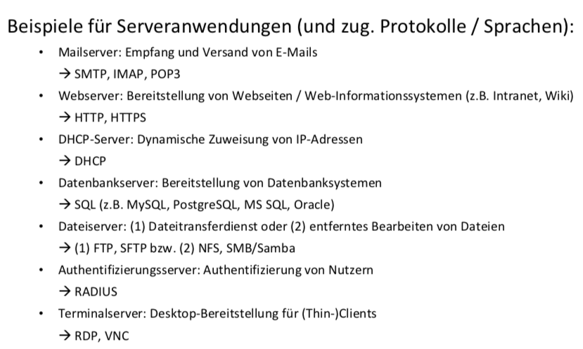 Server Anwendungen generisches Modell | IT Management | Repetico