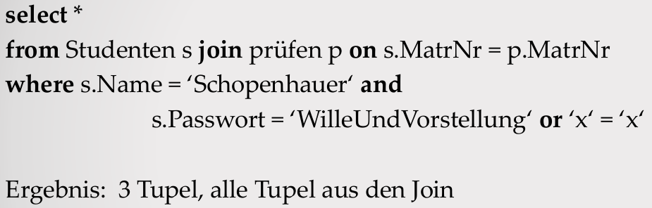 Wie funktioniert SQL-Injection? | DB II | Repetico
