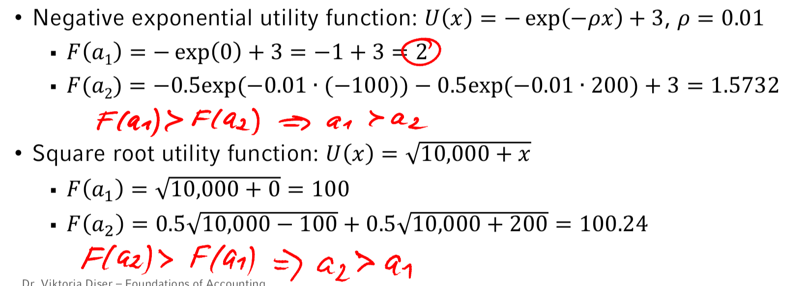 Calculate Expected Utility and CE | Accounting | Repetico