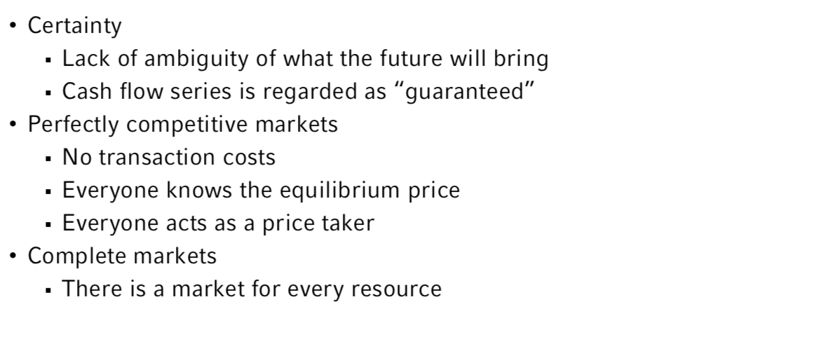 Economic Foundations: Key Assumption of the Setting | Accou…