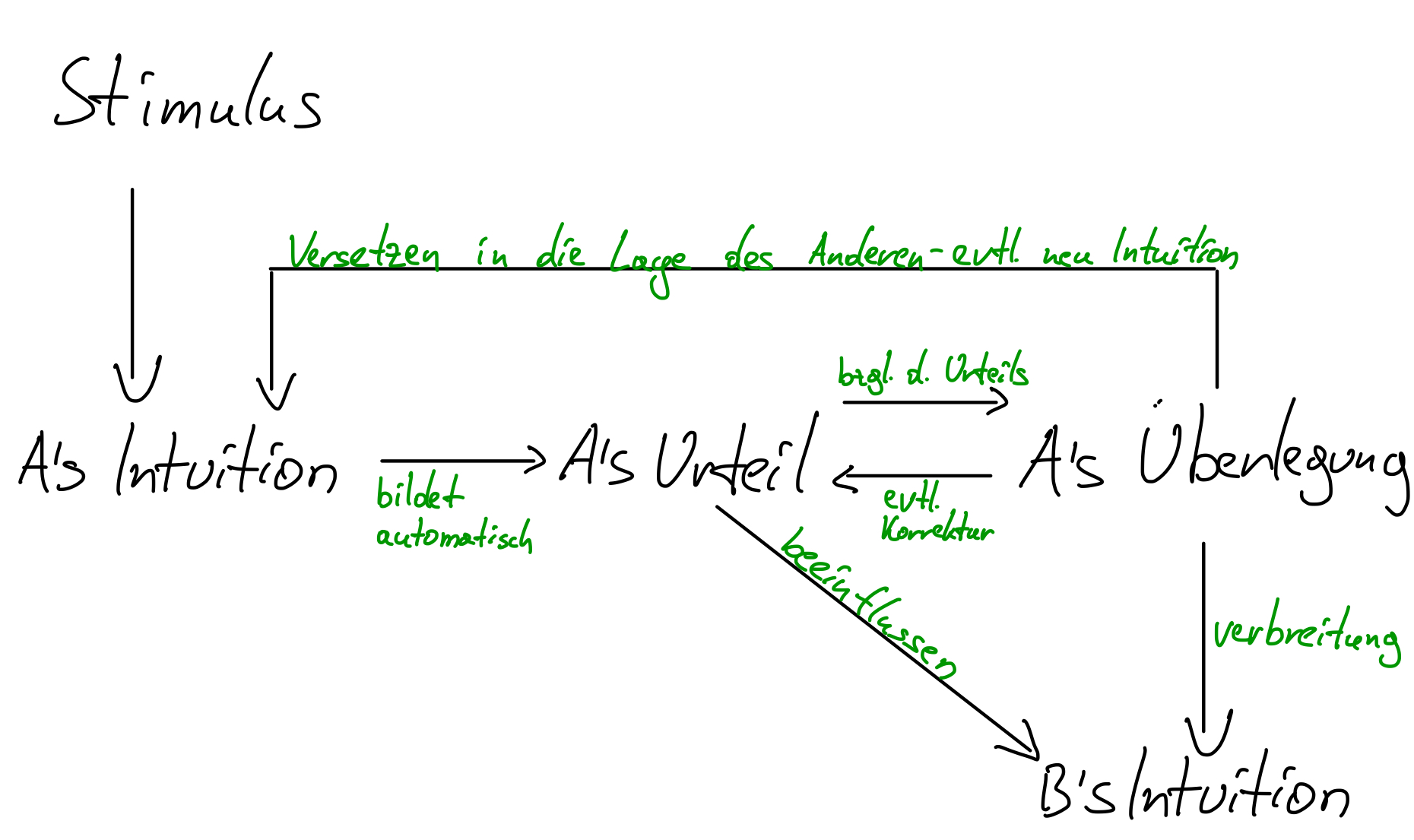 Wie funktioniert das Social Intuitionist Model nach Haidt?