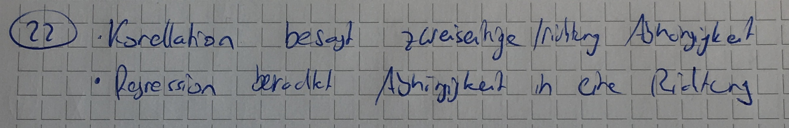 Sind Regression und Korrelation synonym in der Statistik... | Statistik ...