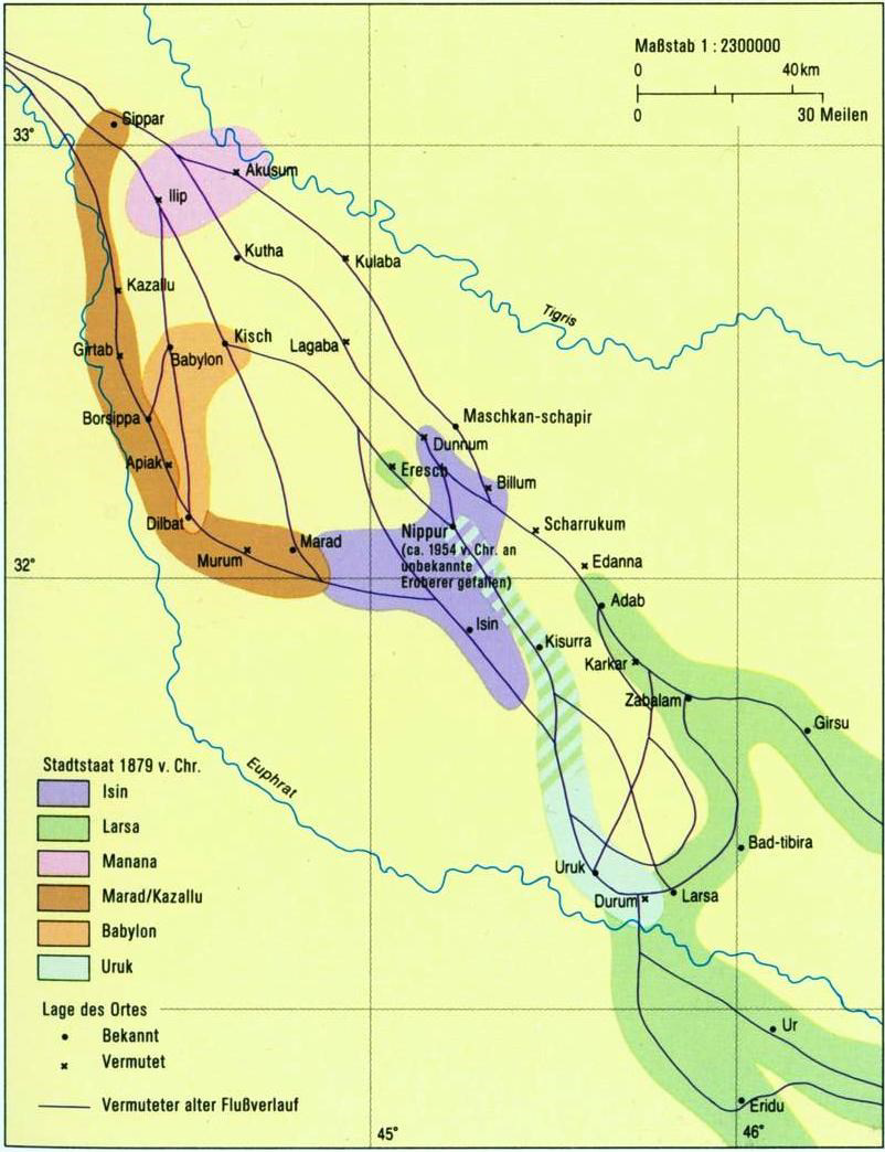 Isin-Larsa-Zeit + erste Dynastie von Babylon | AKVO III