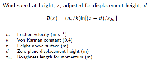 Logarithmic wind profiles - what does that mean? What is ...