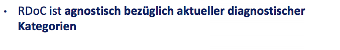 Was ist das Ziel von RDoC?-Was für ein System hat RDoC?... | Klinische ...