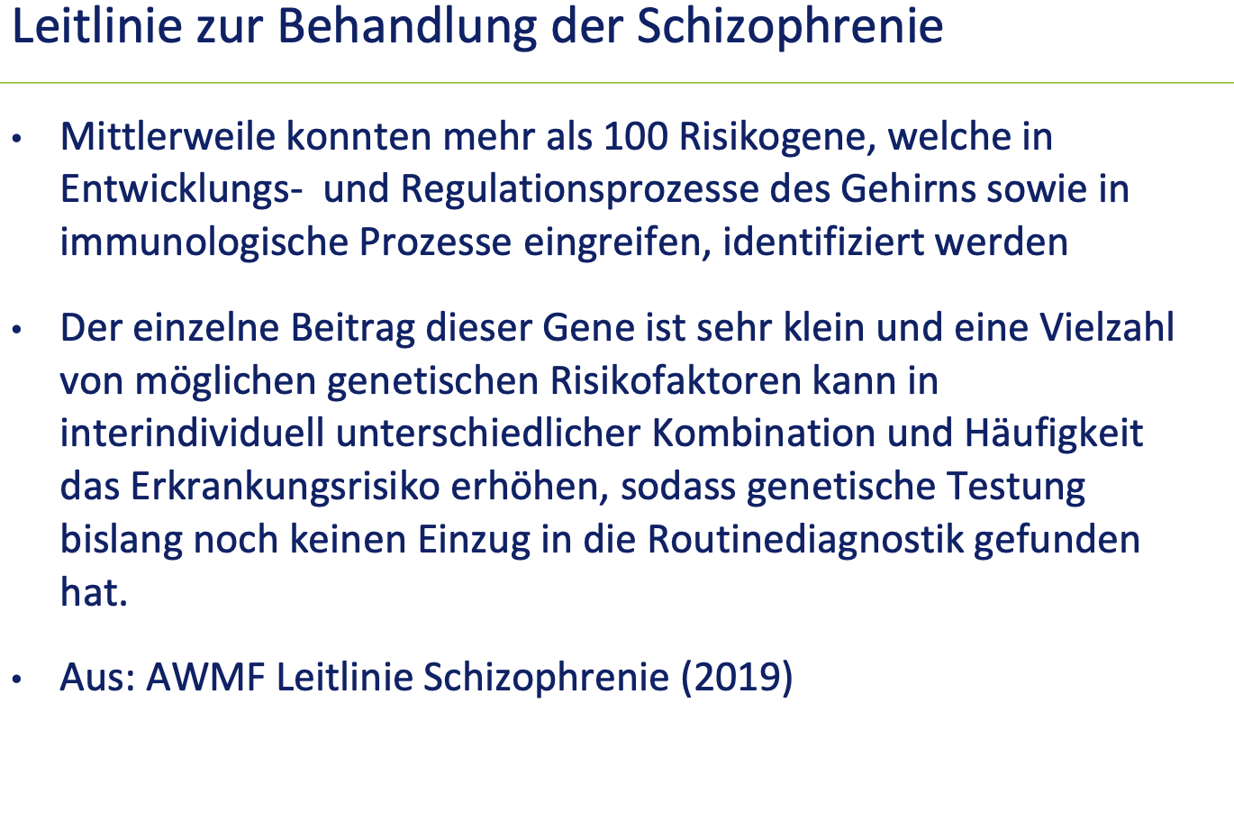 Was sind die drei Säulen der Behandlung bei Schizophren... | Klinische ...