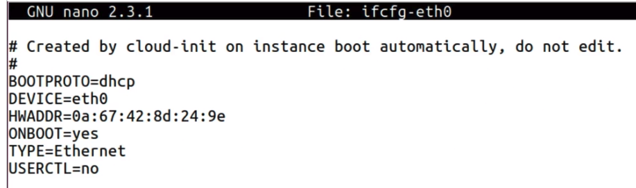 Given is following interface configuration file for eth0 on…