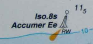 Beschreiben Sie Farbe, Kennung und Toppzeichen der Tonne... | sbf ...