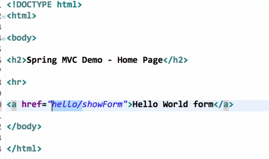 How to call the requestMapping method "showForm()" from ... | Spring ...