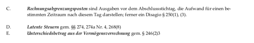 Die einzelnen Bilanzpositionen (Überblick) ﻿Aktivsei ...