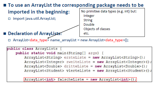 Array vs. Arraylist | Programmierung | Repetico