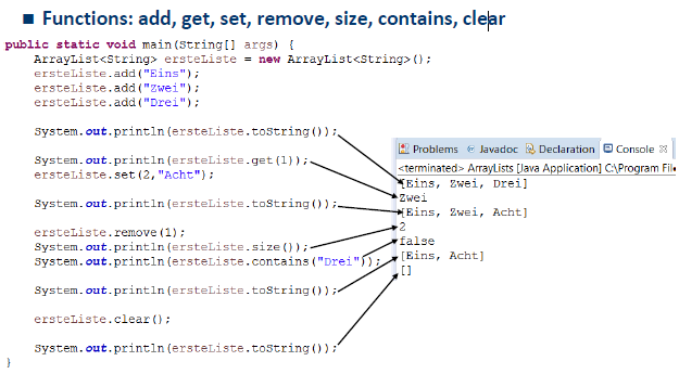 Array vs. Arraylist | Programmierung | Repetico