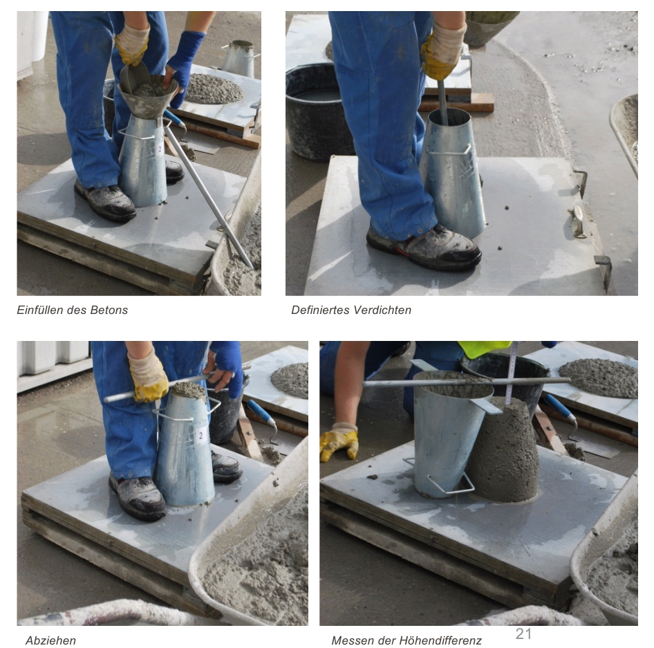 Was ist das "Setzmaß" von Beton?(Frischbeton, Prüfung,... | Bautechnische Grundlagen | Repetico