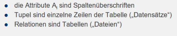 Wie lassen sich Relationen sinnvoll als Tabelle interpre... | DB ...