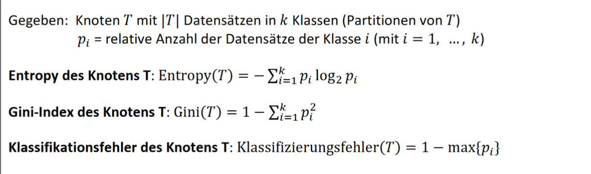 Beschreibe die in der Vorlesung behandelten Homogenitätsmaß…
