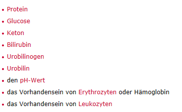 Urinstatus | Klinische Chemie (HuGO) | Repetico