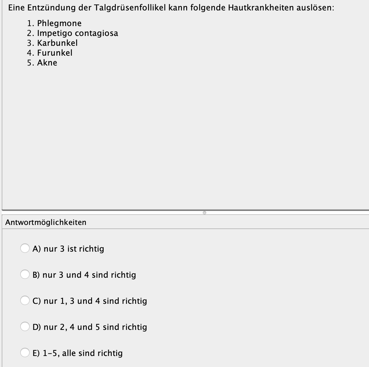 entzündete Talgdrüsen | Derma | Repetico