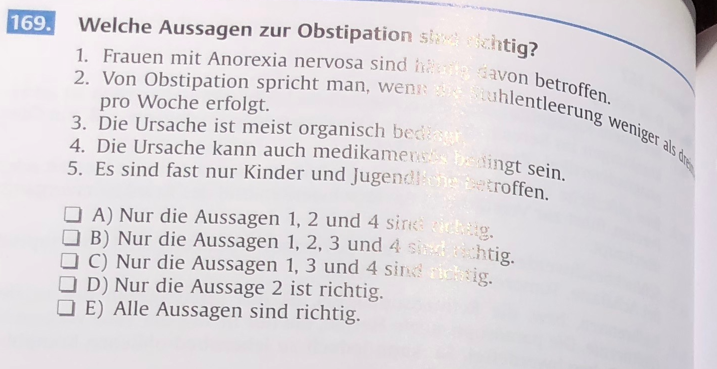 Obstipation | Gastro | Repetico