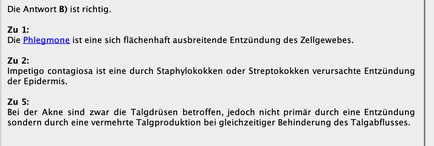 entzündete Talgdrüsen | Derma | Repetico