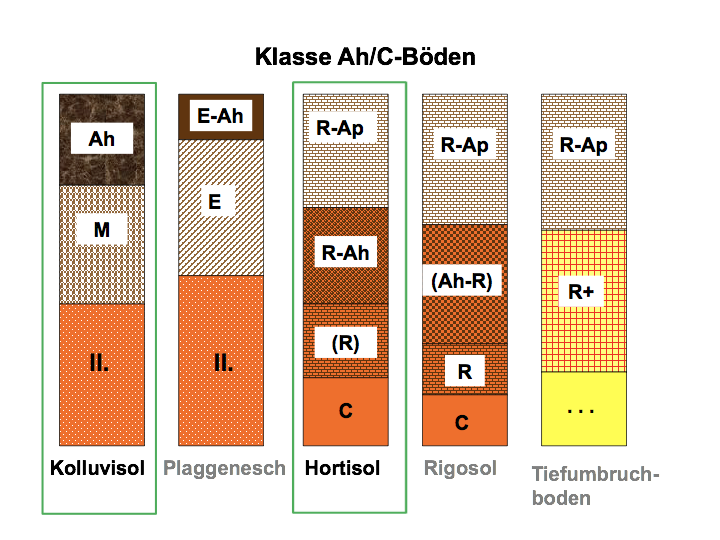 Beschreibe die Klasse: Terrestrische anthropogene Böden (Ku…