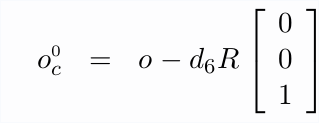 In kinematic decoupling, how to obtain the wrist center ... | Robotik ...