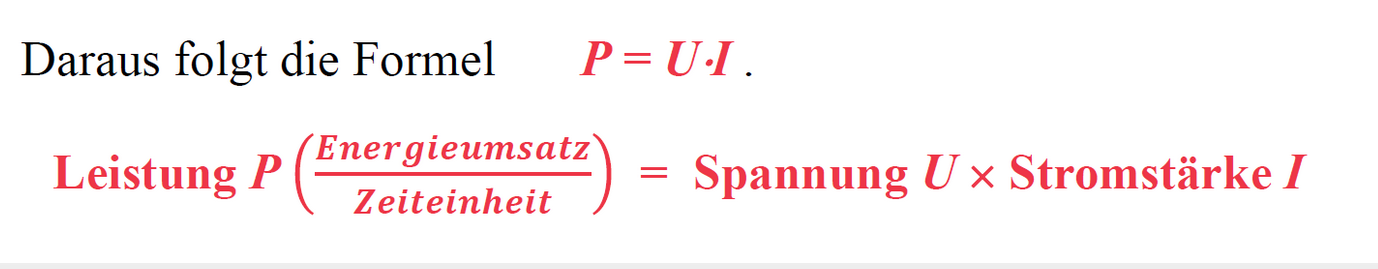 Was ist Leistung? Welche Einheit besitzt sie? Wie berechnet…