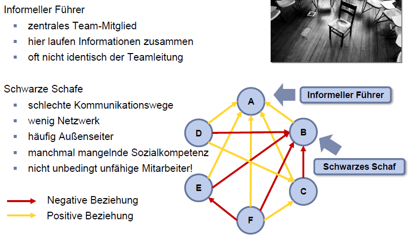 27. Soziogramm Schwarze Schafe, informeller Führer | MRK1 | Repetico