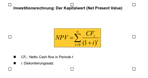 Wie kann man die Wirtschaftlichkeit von Investitionen be ...