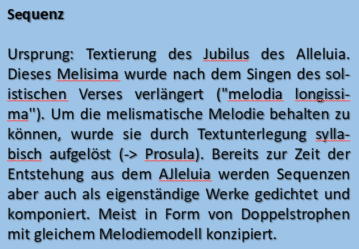 Was ist eine Sequenz? | Musikgeschichte 1 | Repetico