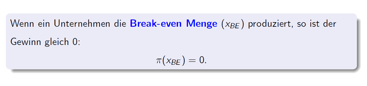 Was ist eine Break- Even Menge? | Kosten und Leistungsrechn…