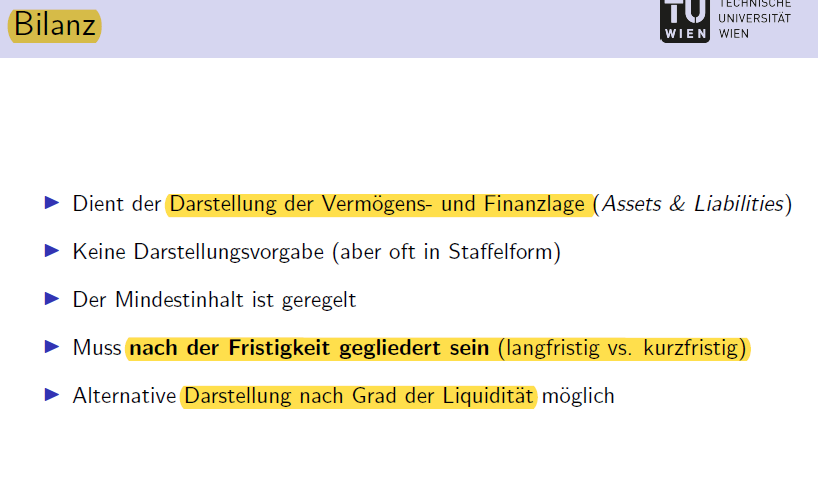 Welche Vorgaben gelten für die Bilanz nach der IFRS Met ...