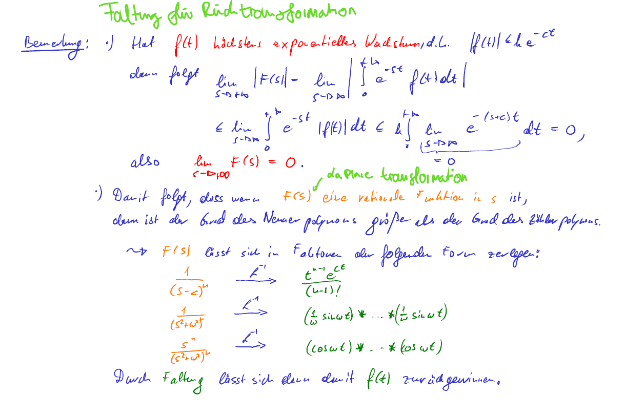 Erläutern Sie, wie die Faltung genutzt werden kann, um ... | Mathematik ...